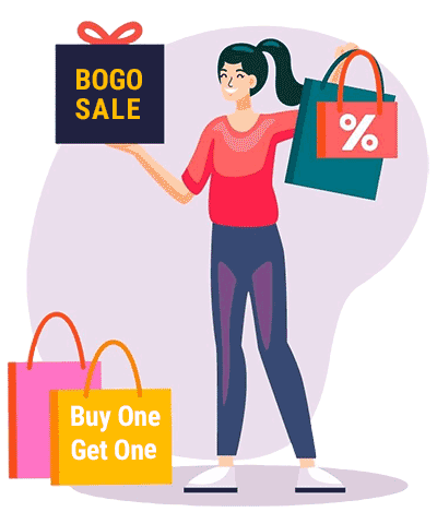 BOGO Calculator. Buy One, Get One Free